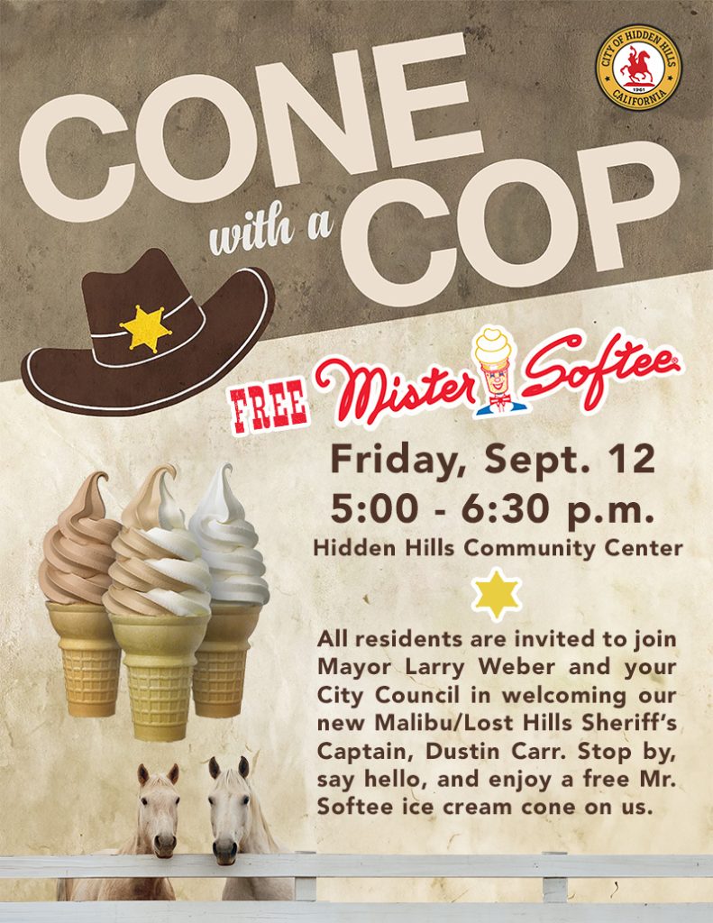 Cone with a Cop - Hidden Hills